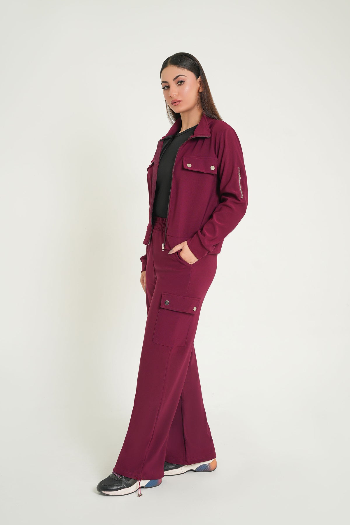 Maroon Co-Ord Sets | Co-Ord Sets for Women | Cherry Chics